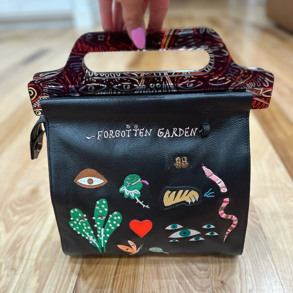 Min & Mon | Bags | Min Mon Acrylic Handle Forgotten Garden Patch Theme ...